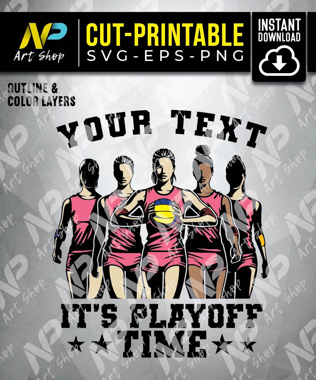 Volleyball Team Playoff SVG: Custom Name & Number (digital Download) - Etsy