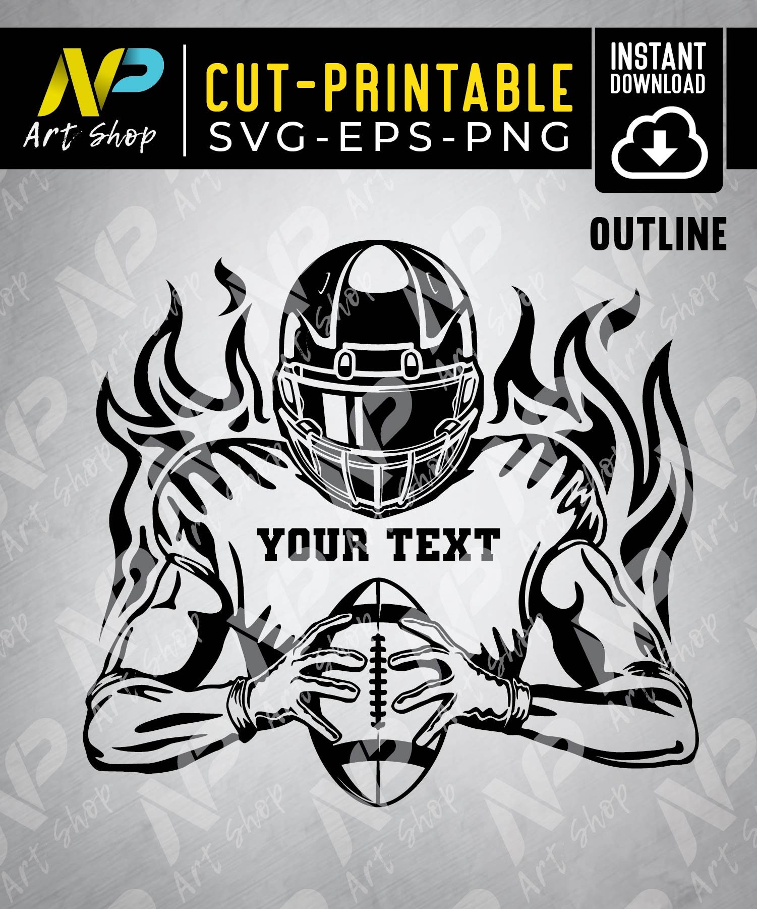 Football Svg American Football Player Svg Football Team - Etsy Canada