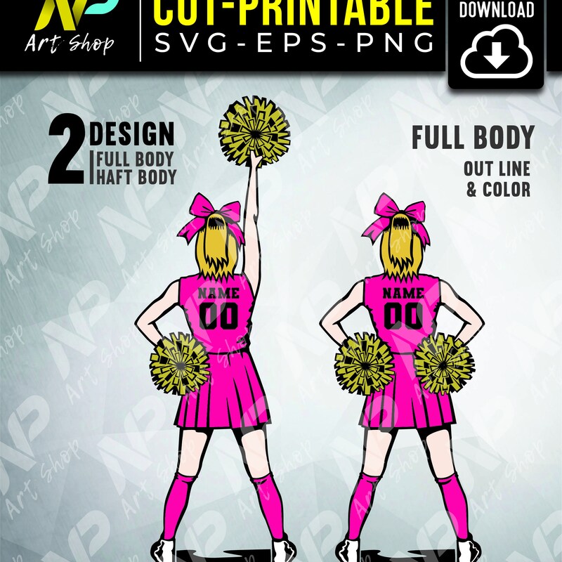 Cheerleading Svg - Etsy