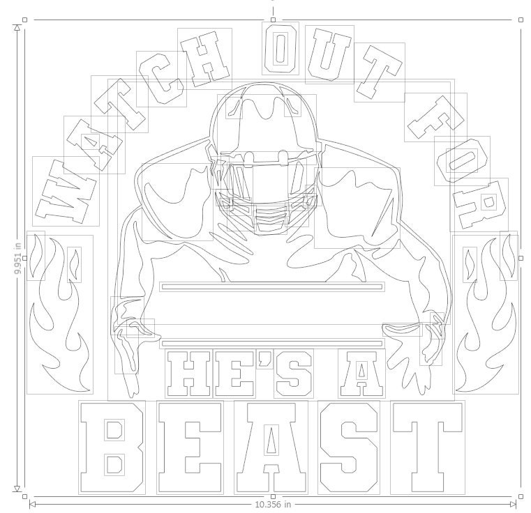 Football Svg Watch Out for ... Hes A Beastfootball Shirt - Etsy