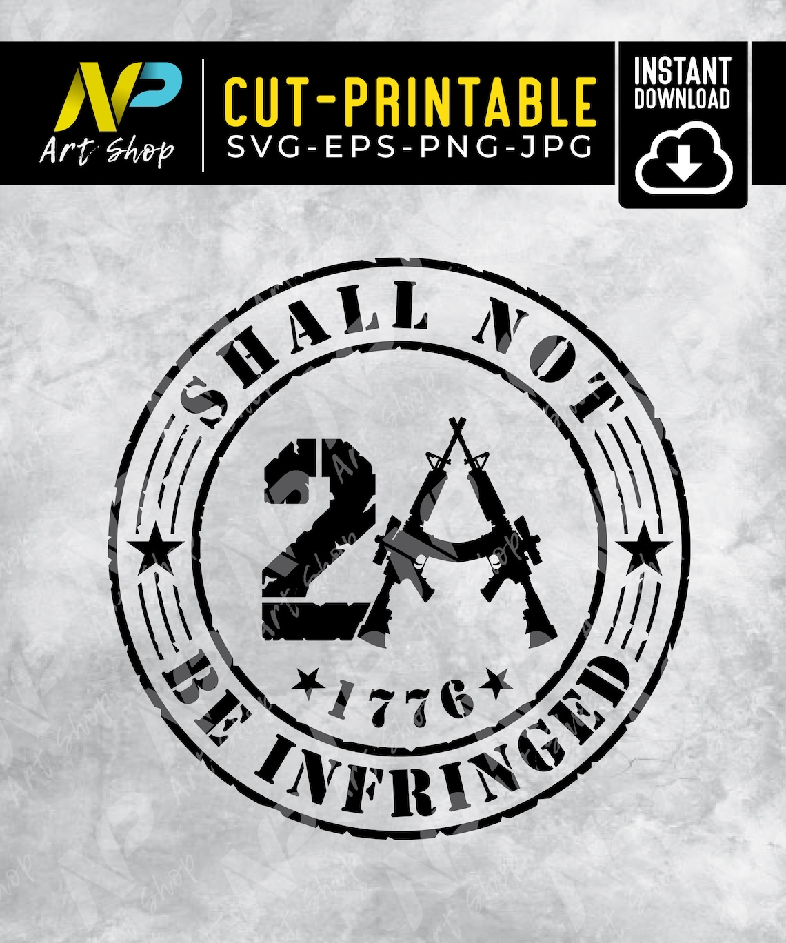 2A Svg, 2nd Amendment Svg, I Second That Svg, Second Amendment ...