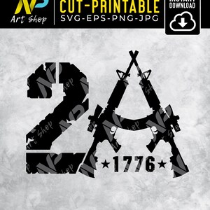 2A Svg, 2nd Amendment Svg, I Second That Svg, Second Amendment ...