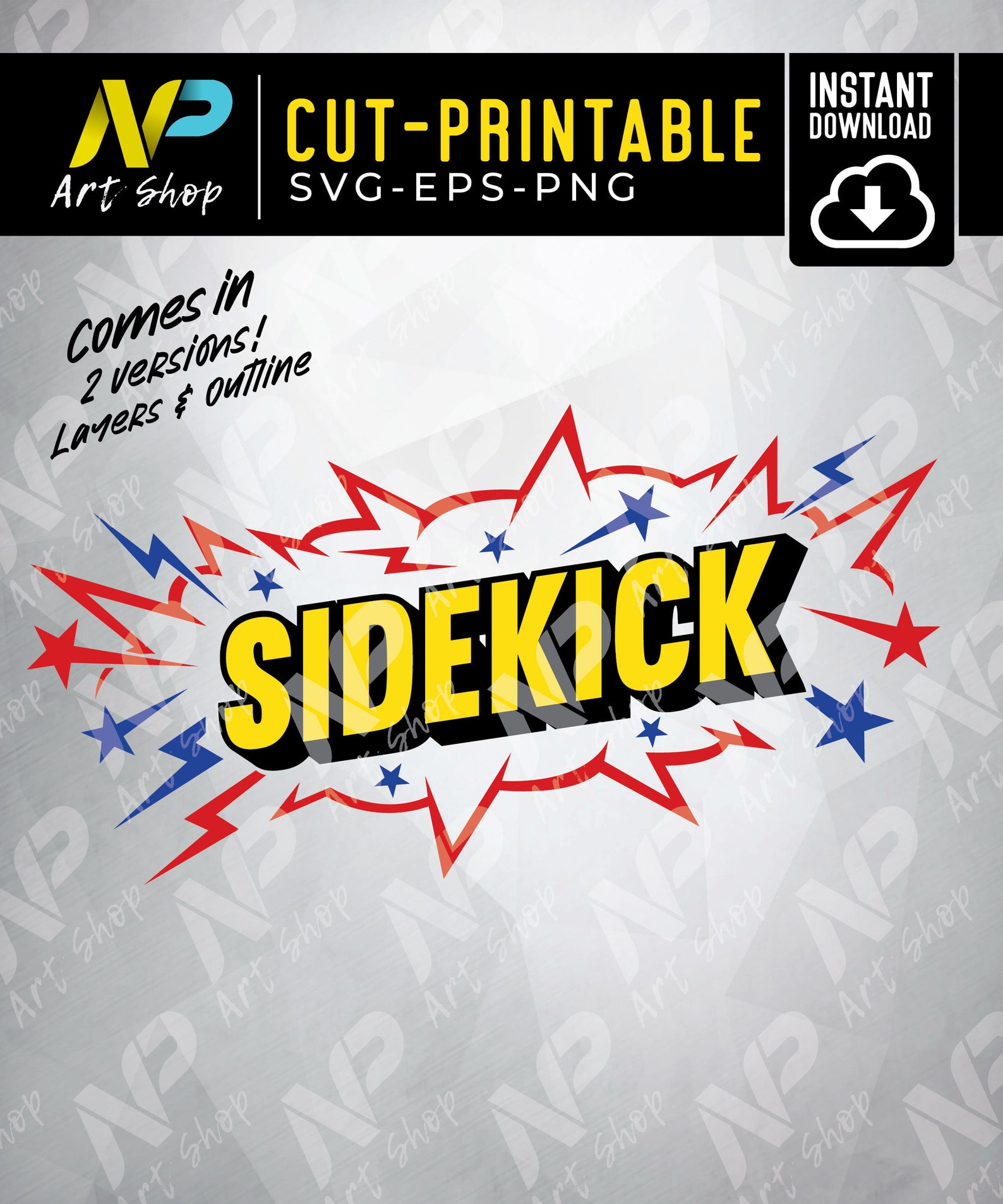 Superhero Svgevery Superhero Needs a Sidekick Svg Funny - Etsy