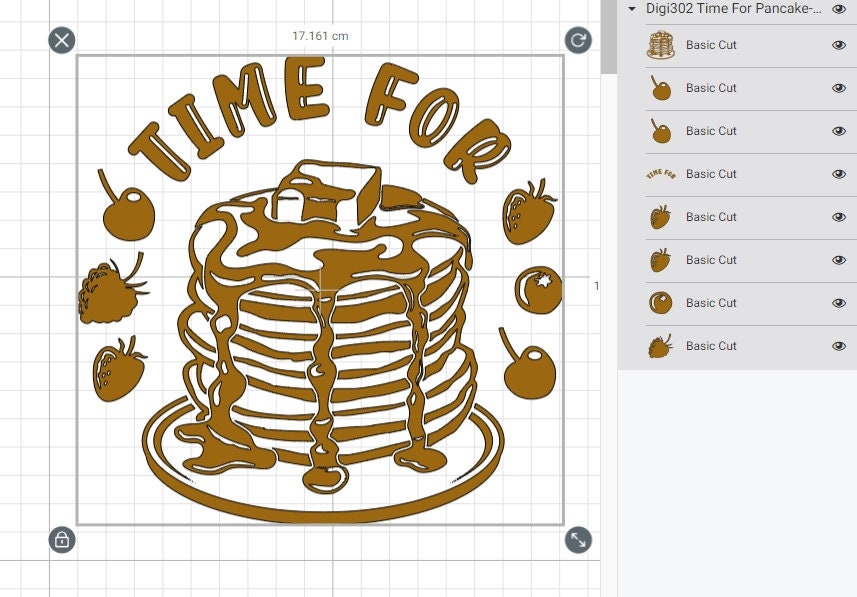 Pancake Svg SERVED DAILY Time for Pancakes Cute Pancake - Etsy