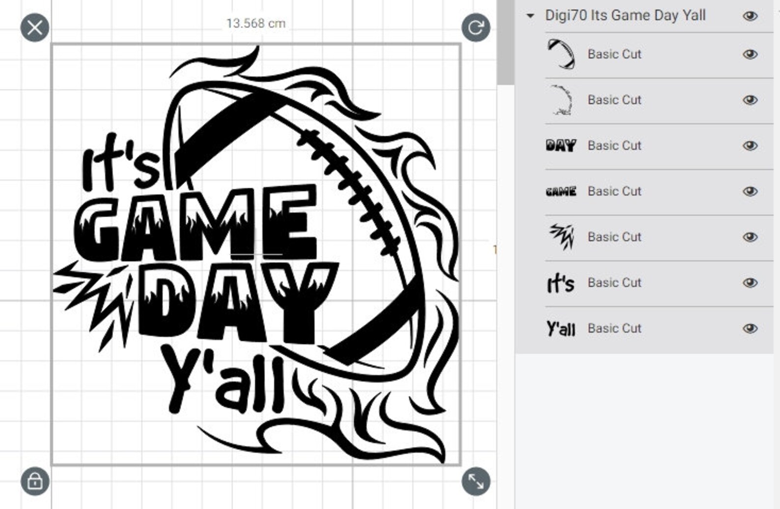 It's Game Day Y'all Svg Football Football Shirt - Etsy