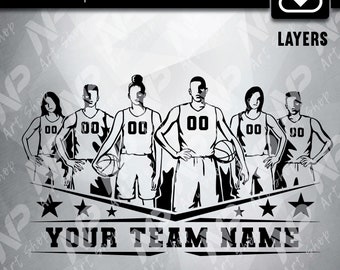 Basketball Name SVG Basketball Svg Clipart for Cricut - Etsy