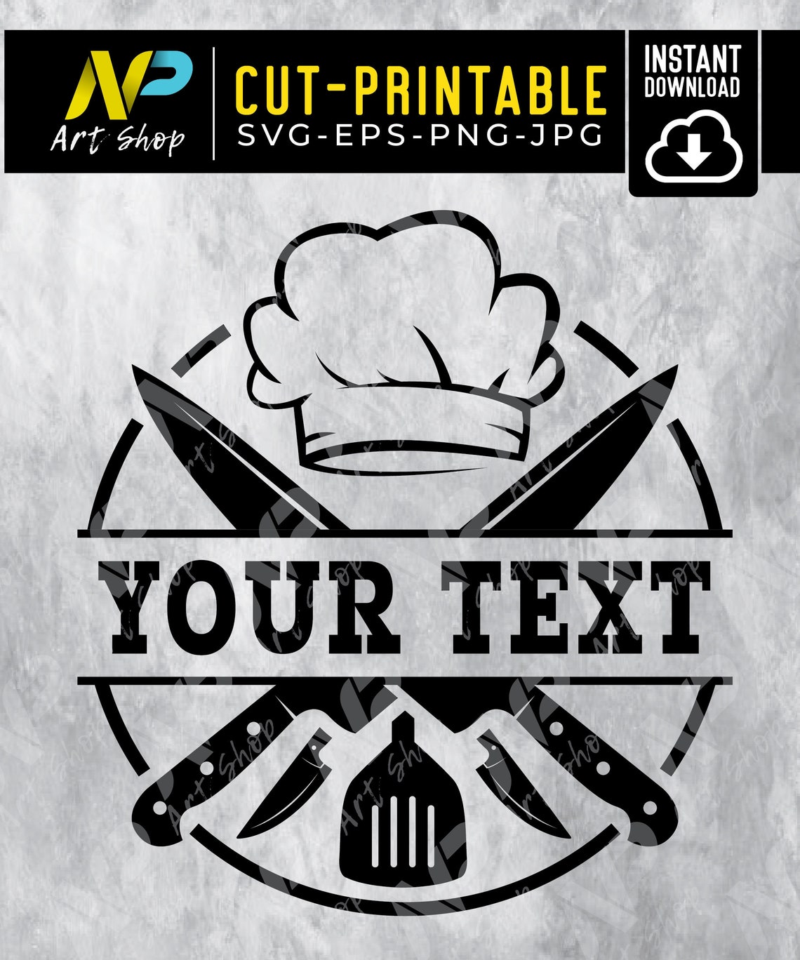 Chef Logo SVG Chef Svg Cuisine svg Chapeau chef Texte - Etsy Canada