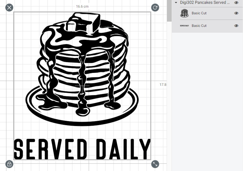 Pancake Svg, SERVED DAILY, Time for Pancakes, Cute Pancake, Breakfast ...