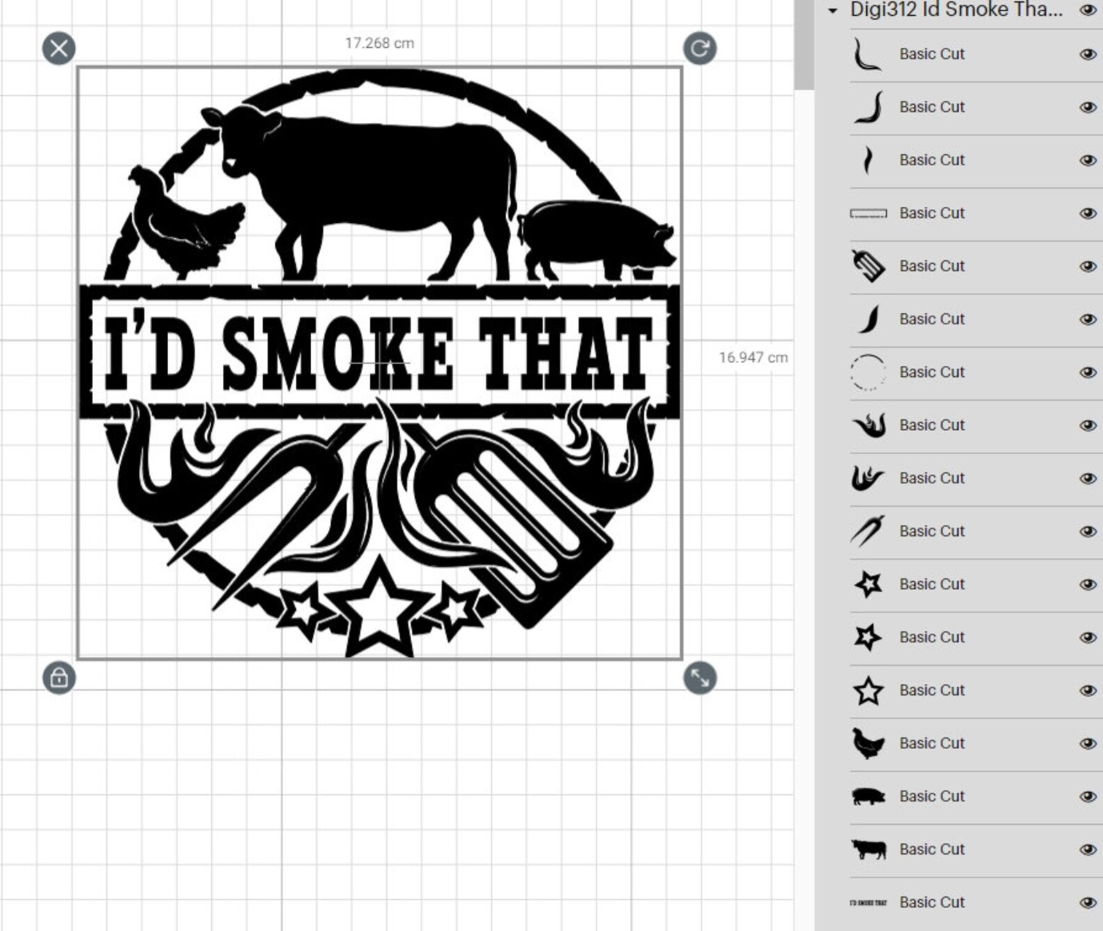 I'd Smoke That Svg BBQ Svg Barbecue Grill BBQ Shirt - Etsy