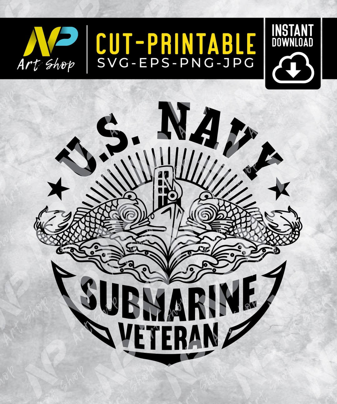 Submarine Svg, US Navy Svg, Submarine Warfare Insignia Svg - Etsy