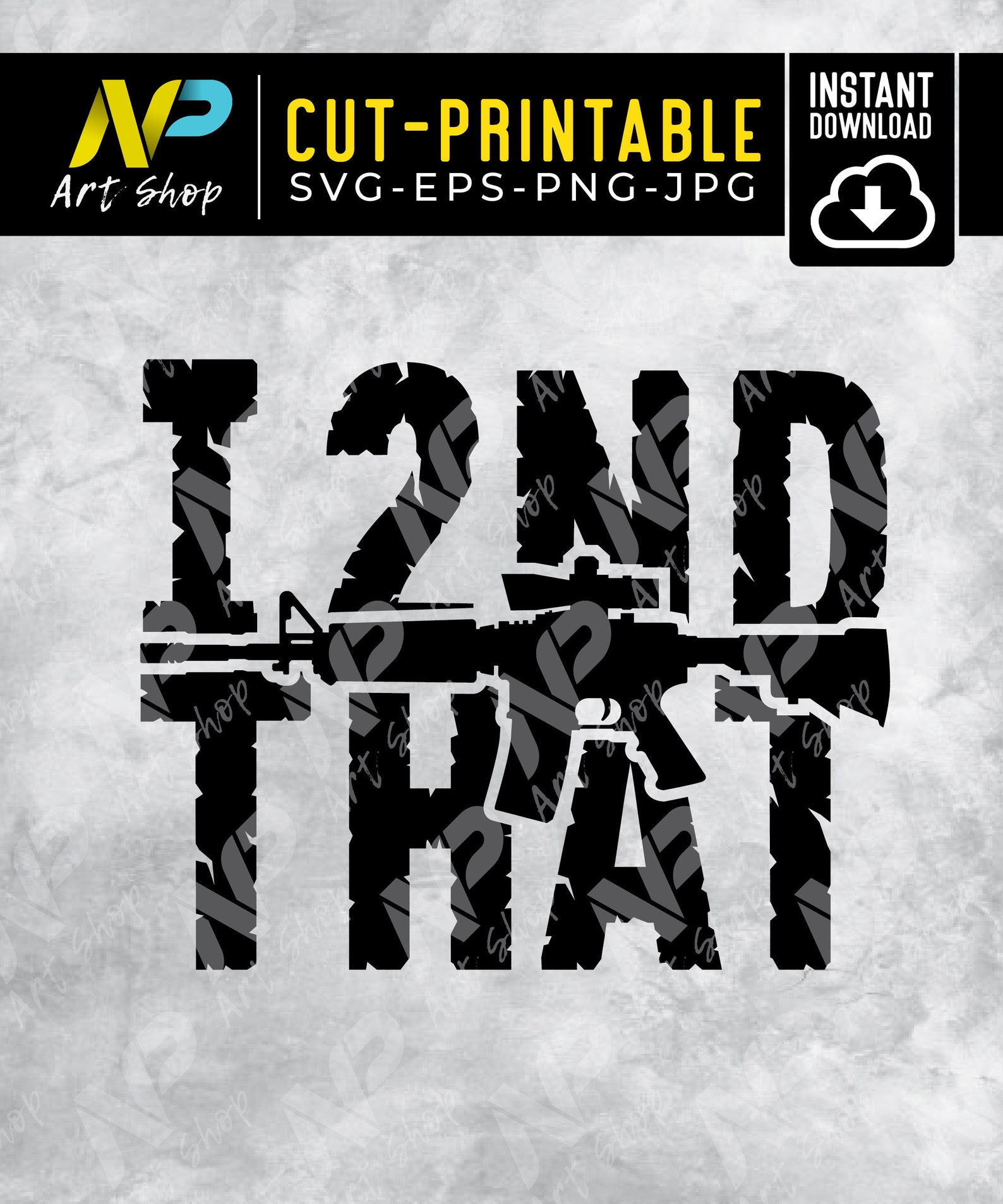 2A Svg, 2nd Amendment Svg, I Second That Svg, Second Amendment ...