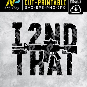 2A Svg, 2nd Amendment Svg, I Second That Svg, Second Amendment ...