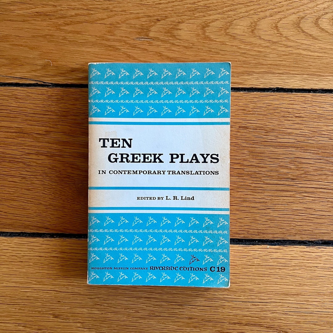 Ten Greek Plays Riverside Editions, 1957 VG PB - Etsy