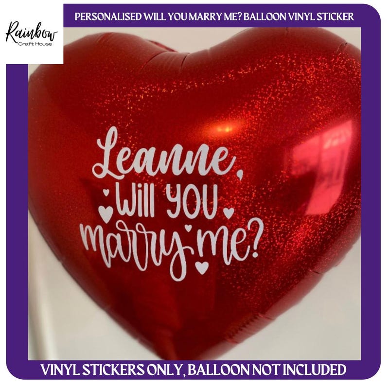 Marry Me Balloons - Etsy