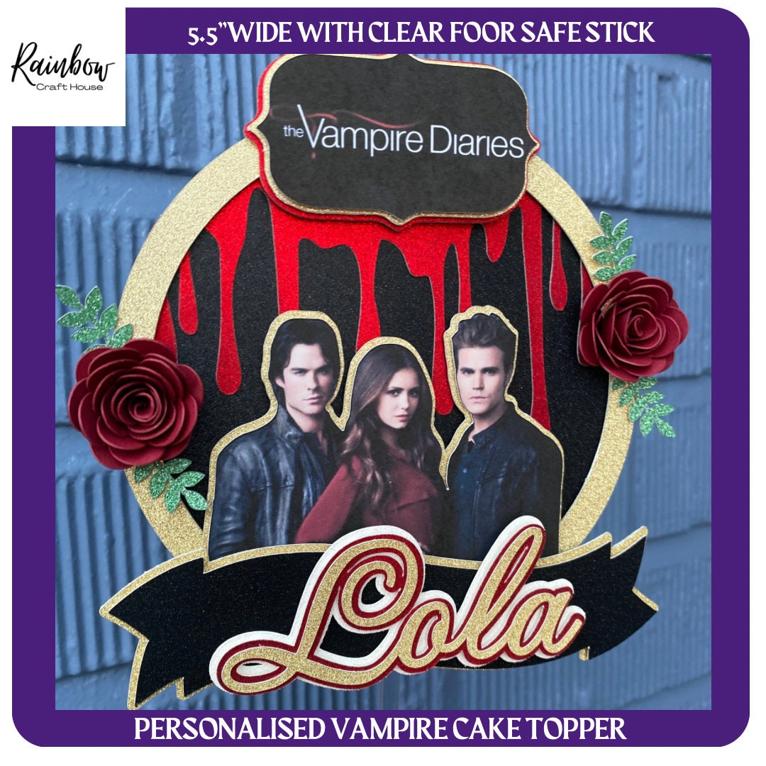 Vampire 3D Cake Topper / Cake Decoration for Birthday Cake / High ...