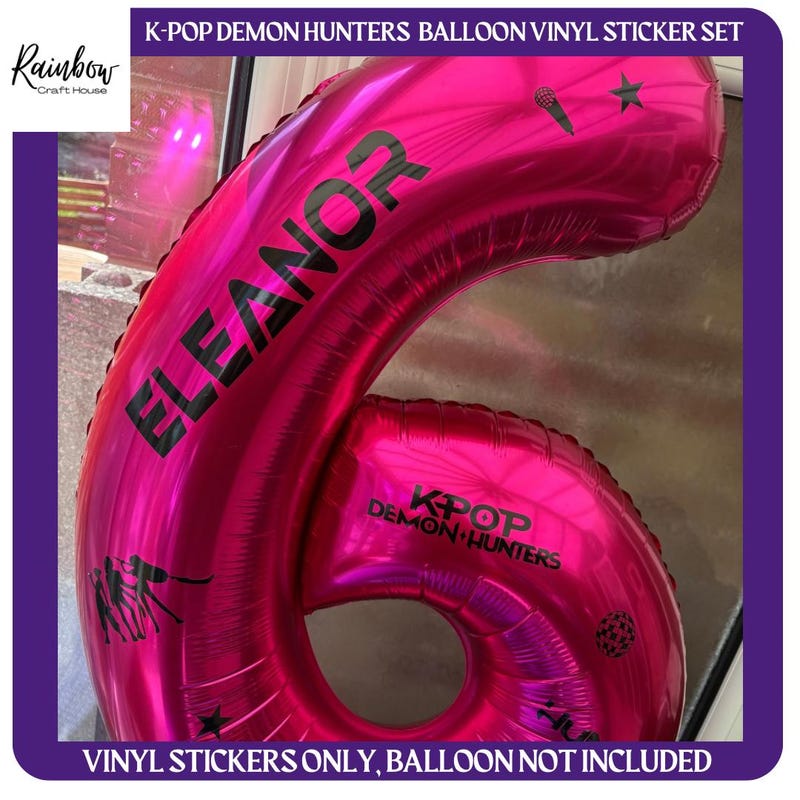 Kpop Demon Hunters Balloons - Etsy UK