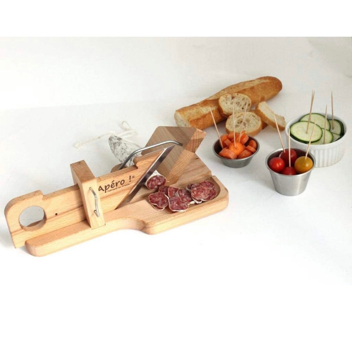 Guillotine Slicer Charcuterie Prep Tool Sausage Cheese and - Etsy