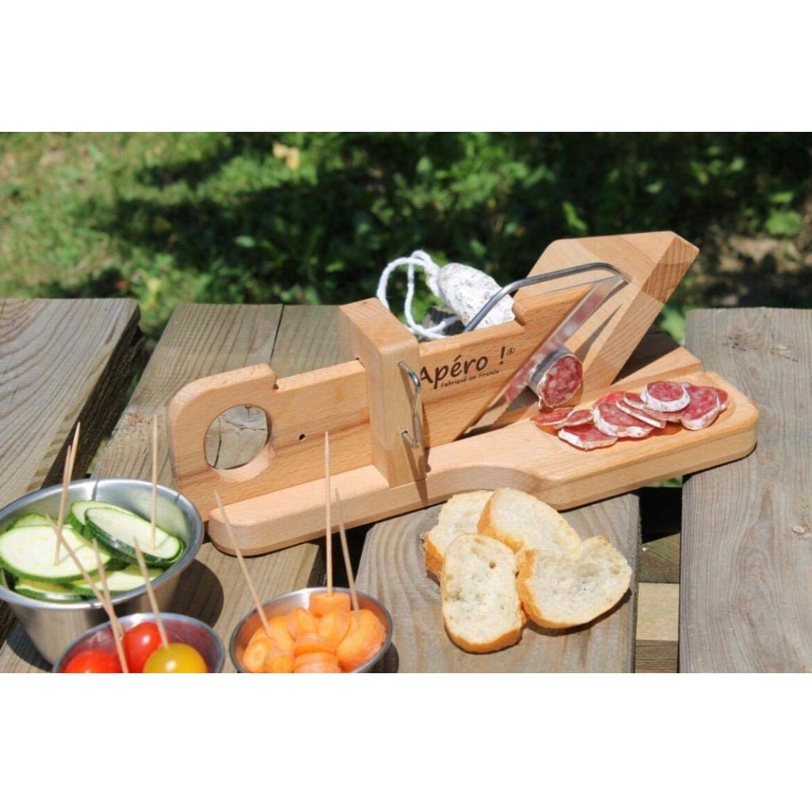 Guillotine Slicer Charcuterie Prep Tool Sausage Cheese and - Etsy