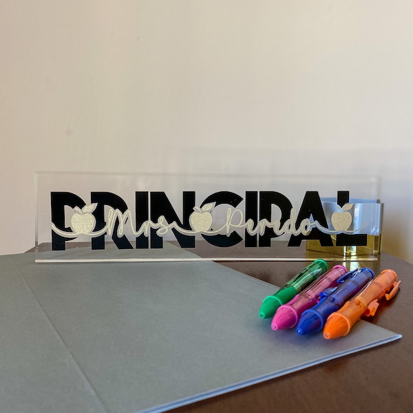 Desk Name Plates Assistant Principal - Etsy