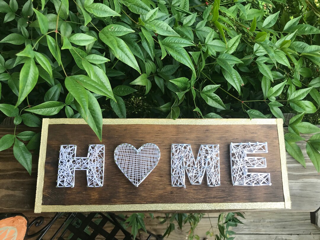 HOME Custom String Art Wall Decor - Etsy