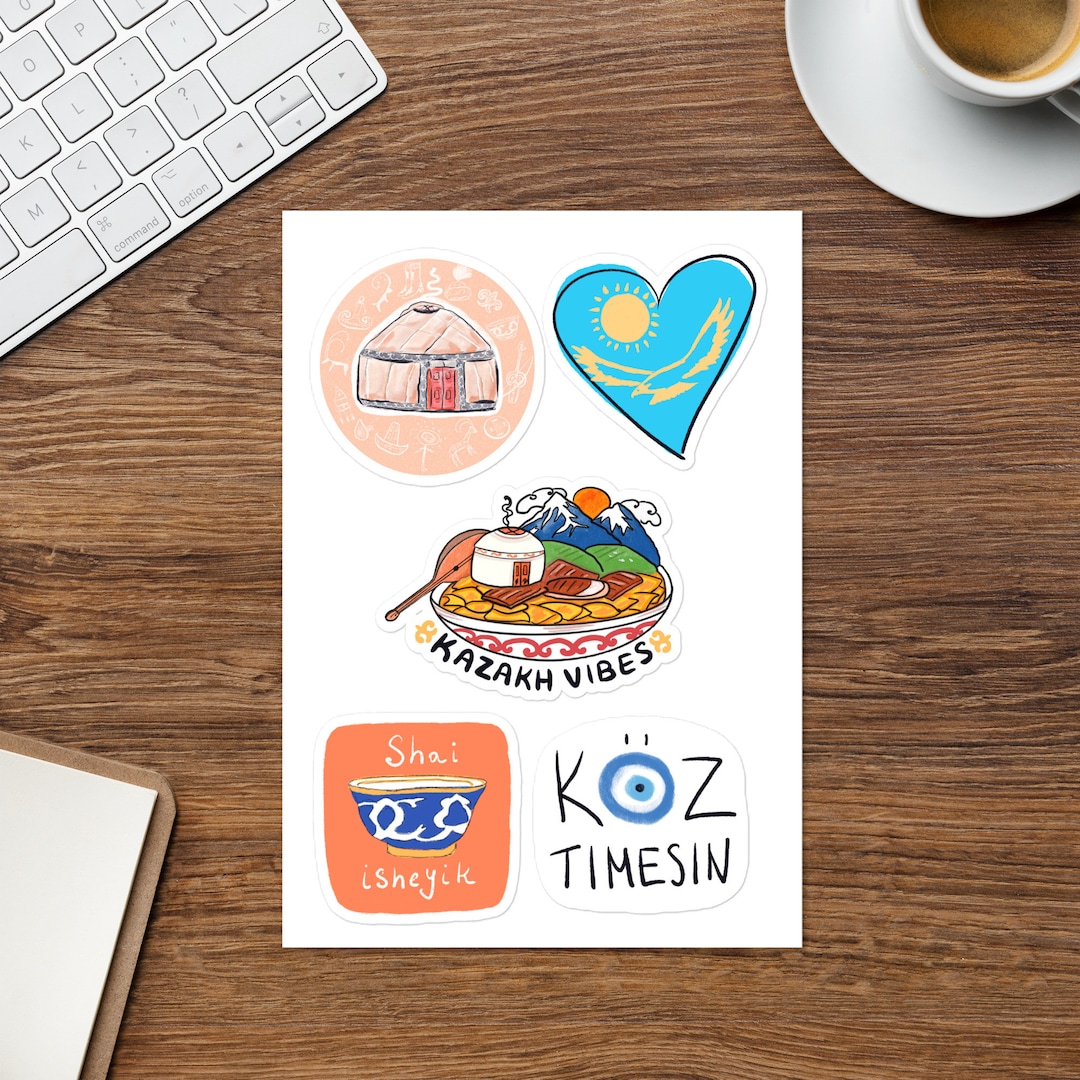 Kazakh Style Sticker Sheet - Etsy