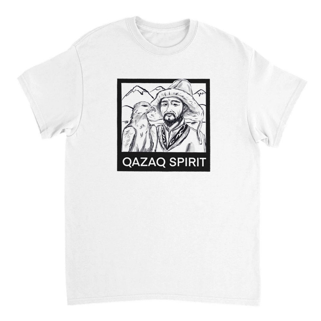 Qazaq Spirit, Berkut, Eagle, Landscape, Yurt, Heavyweight Unisex ...