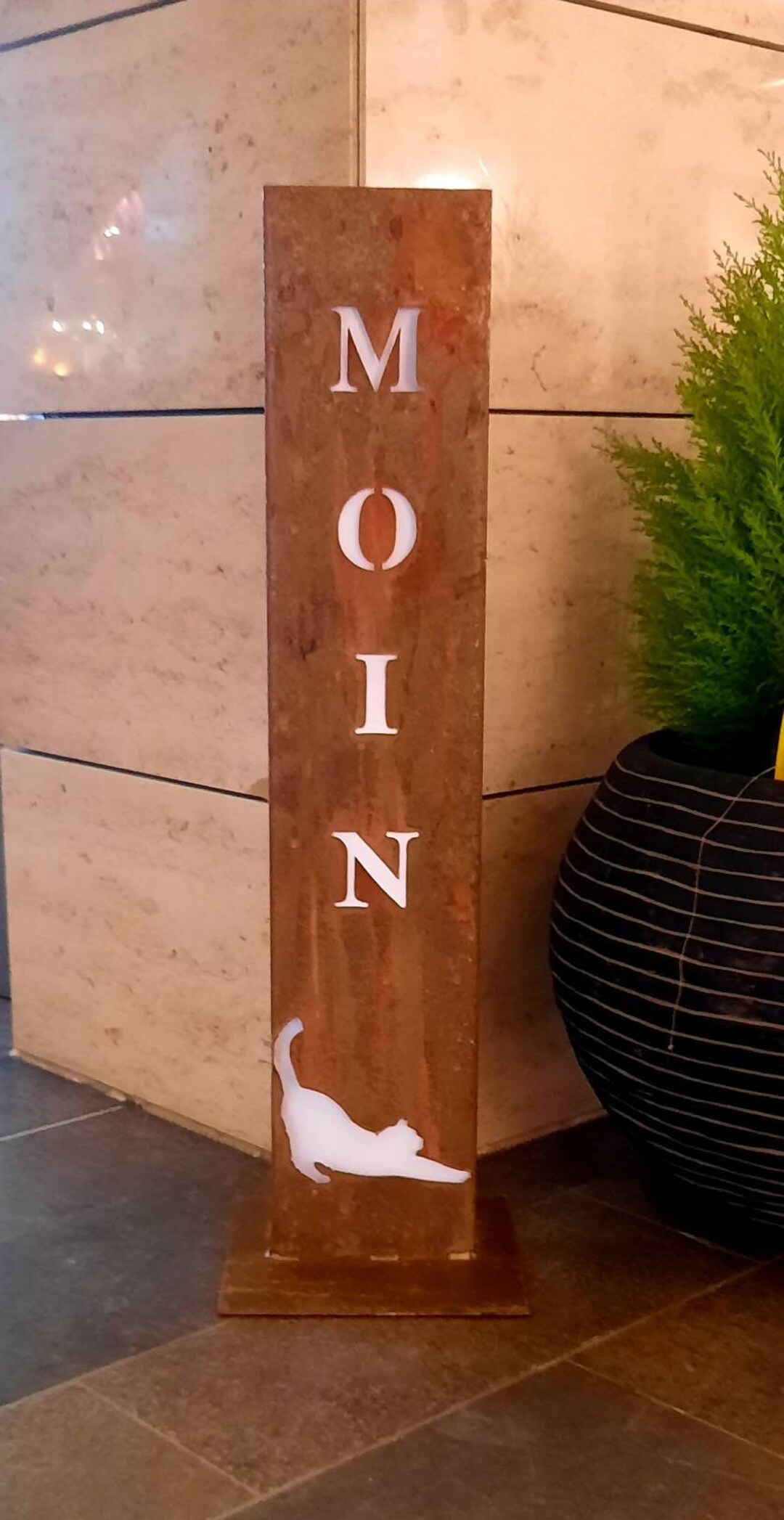 Sign Moin Stretched Cat - Etsy