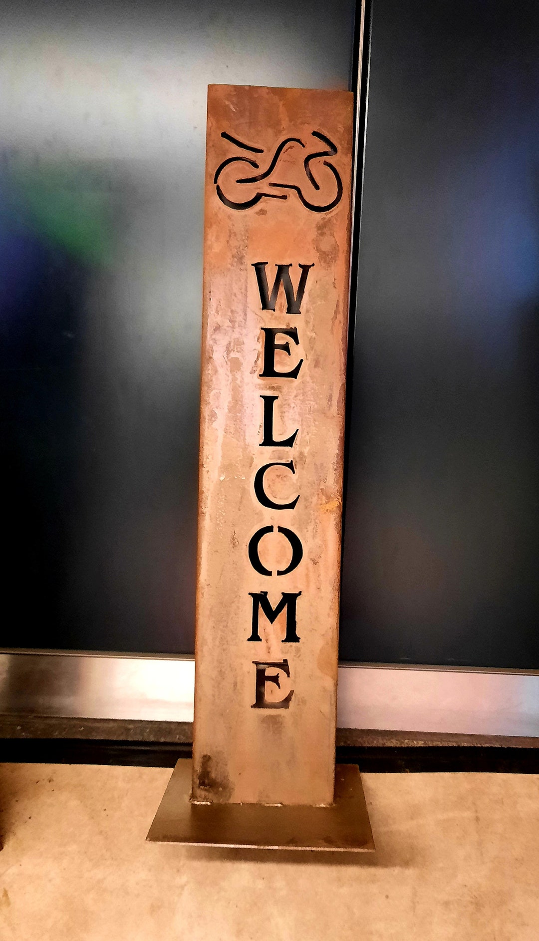 Welcome Motorcycle Sign (playful) - Etsy