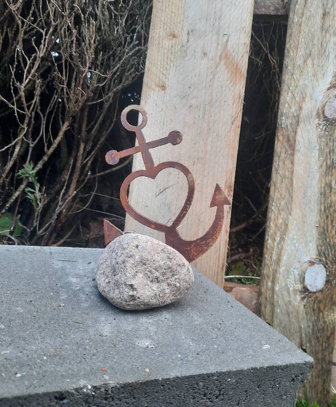 Auf Stein, Anker (Glaube,Liebe,Hoffnung) (gr:XS) - Etsy.de