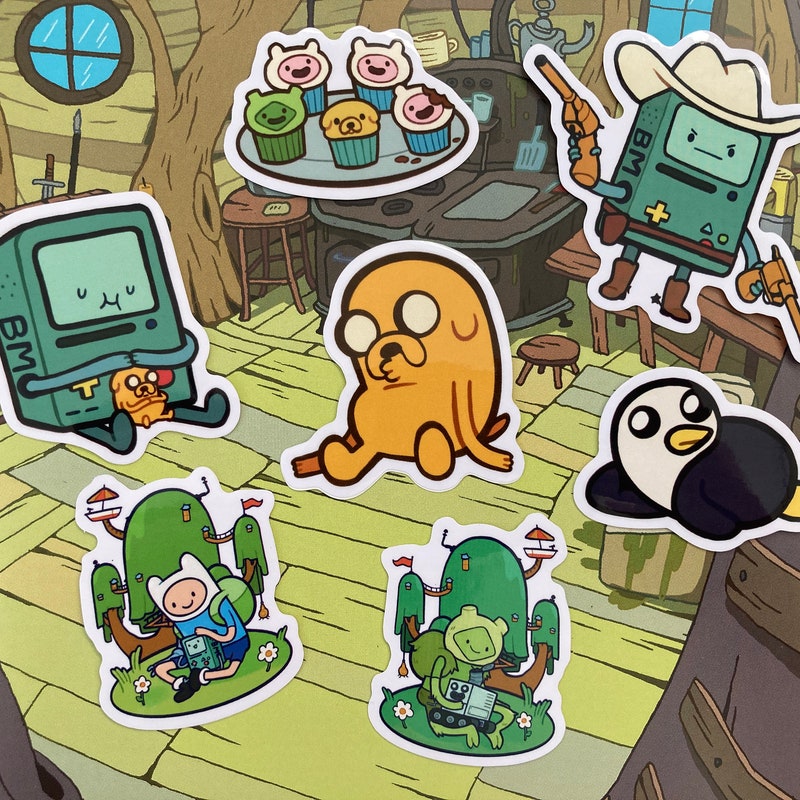 Adventure Time Cake Sticker - Etsy Canada