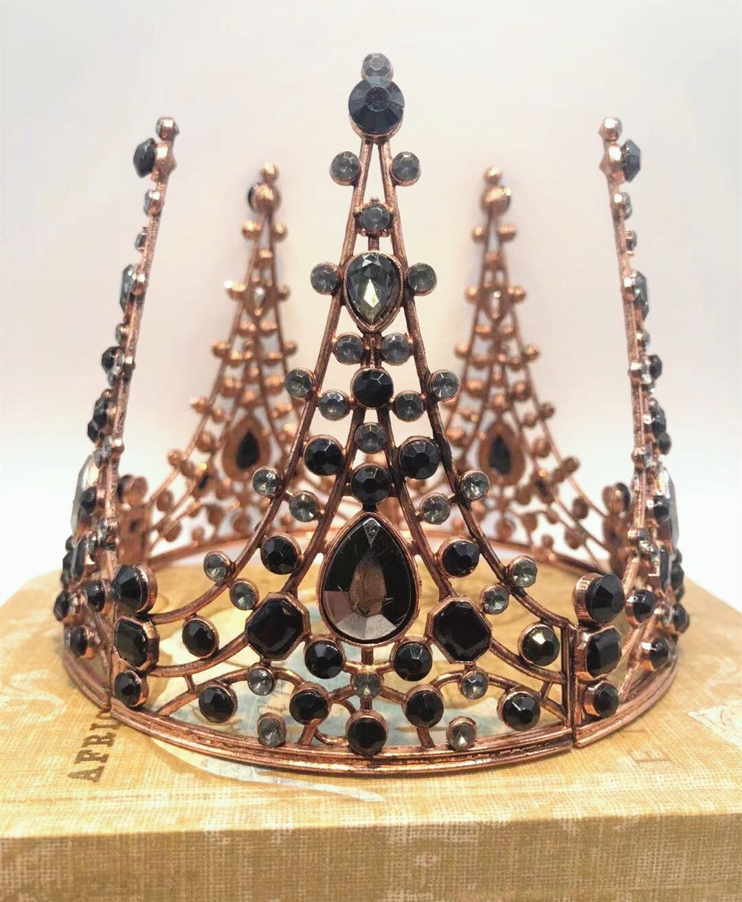 Black Wedding Crown Tiara Bridal Princess Queen Crown | Etsy