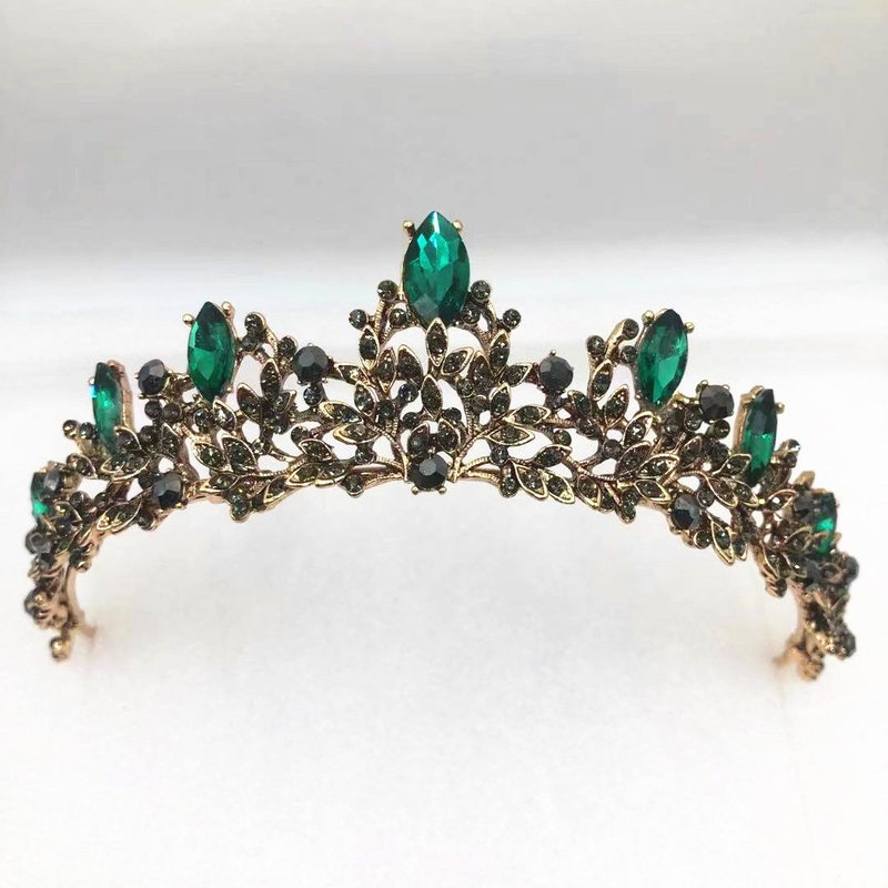 Emerald Tiara - Etsy