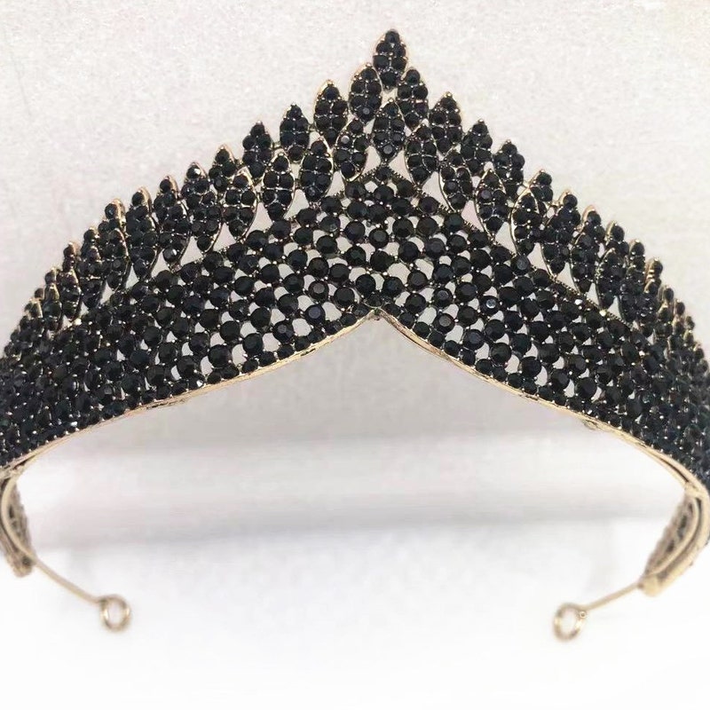 Black Tiara - Etsy