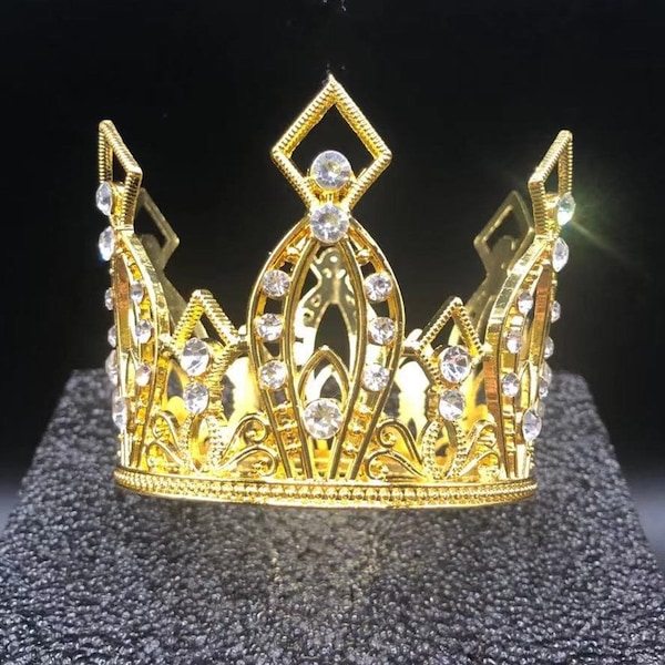 Rhinestone Crown - Etsy