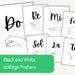 Solfege Posters for Choir Classroom, Solfege Hand Signs, Black and ...