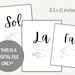 Solfege Posters for Choir Classroom, Solfege Hand Signs, Black and ...