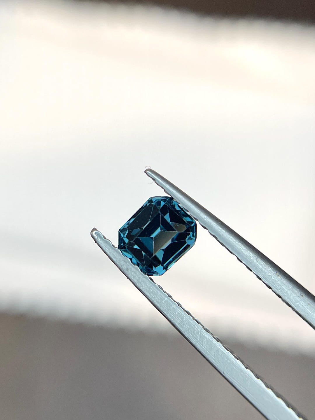 Natural Indigo Blue Spinel Emerald Cut 5.20 Mm, August Birthstone ...