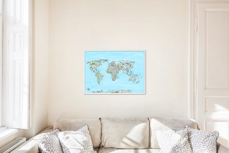 World Dive Map | Illustrated Scuba Diving Map | Fun Dive Site Map ...