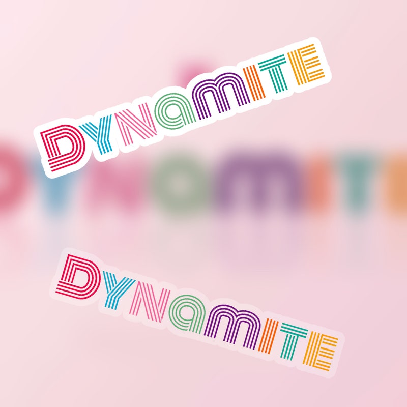Bts Dynamite Sticker - Etsy