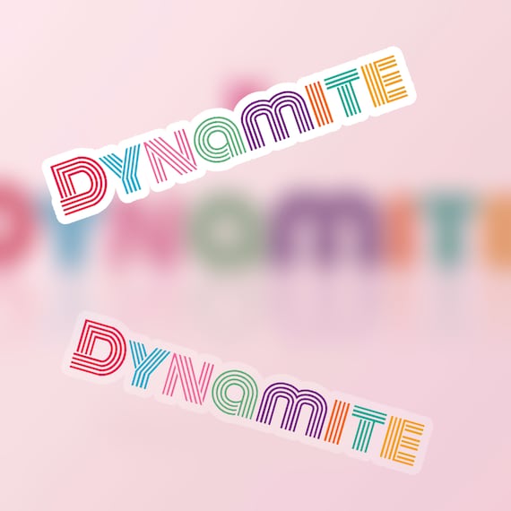Dynamite Sticker Dynamite Kpop | Etsy