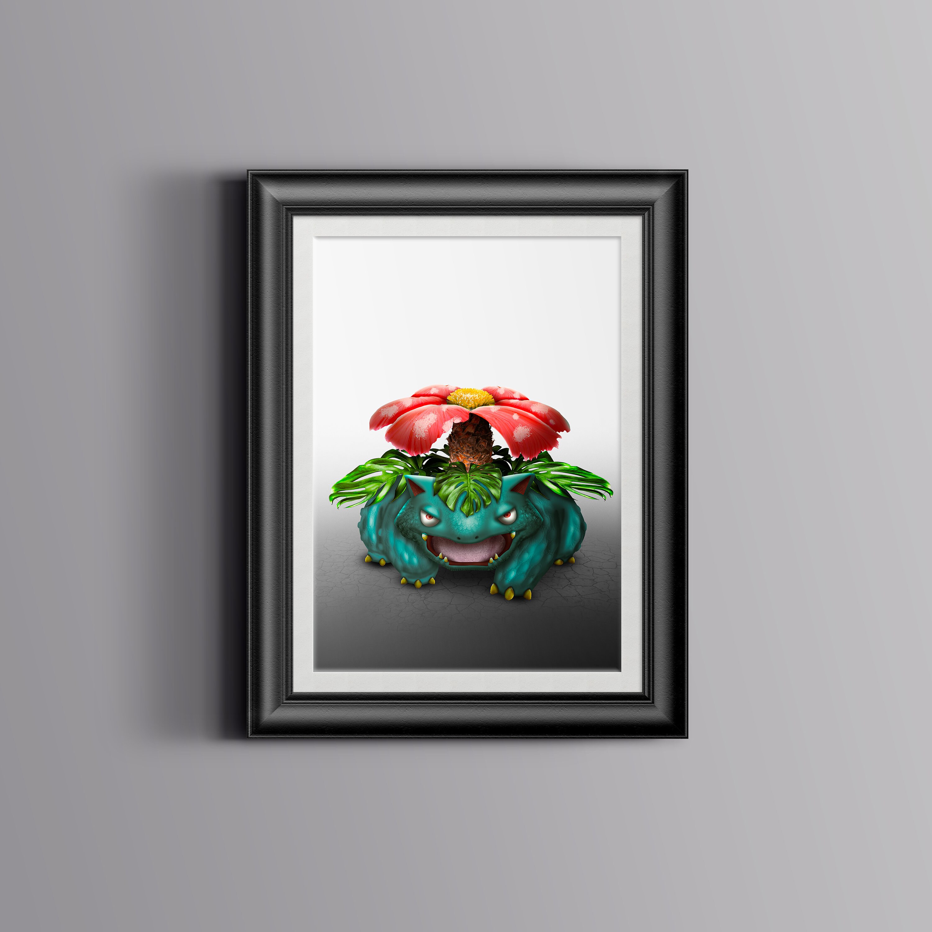 Venusaur Art Print / Leaf Pokemon Poster / Pokemon Art - Etsy