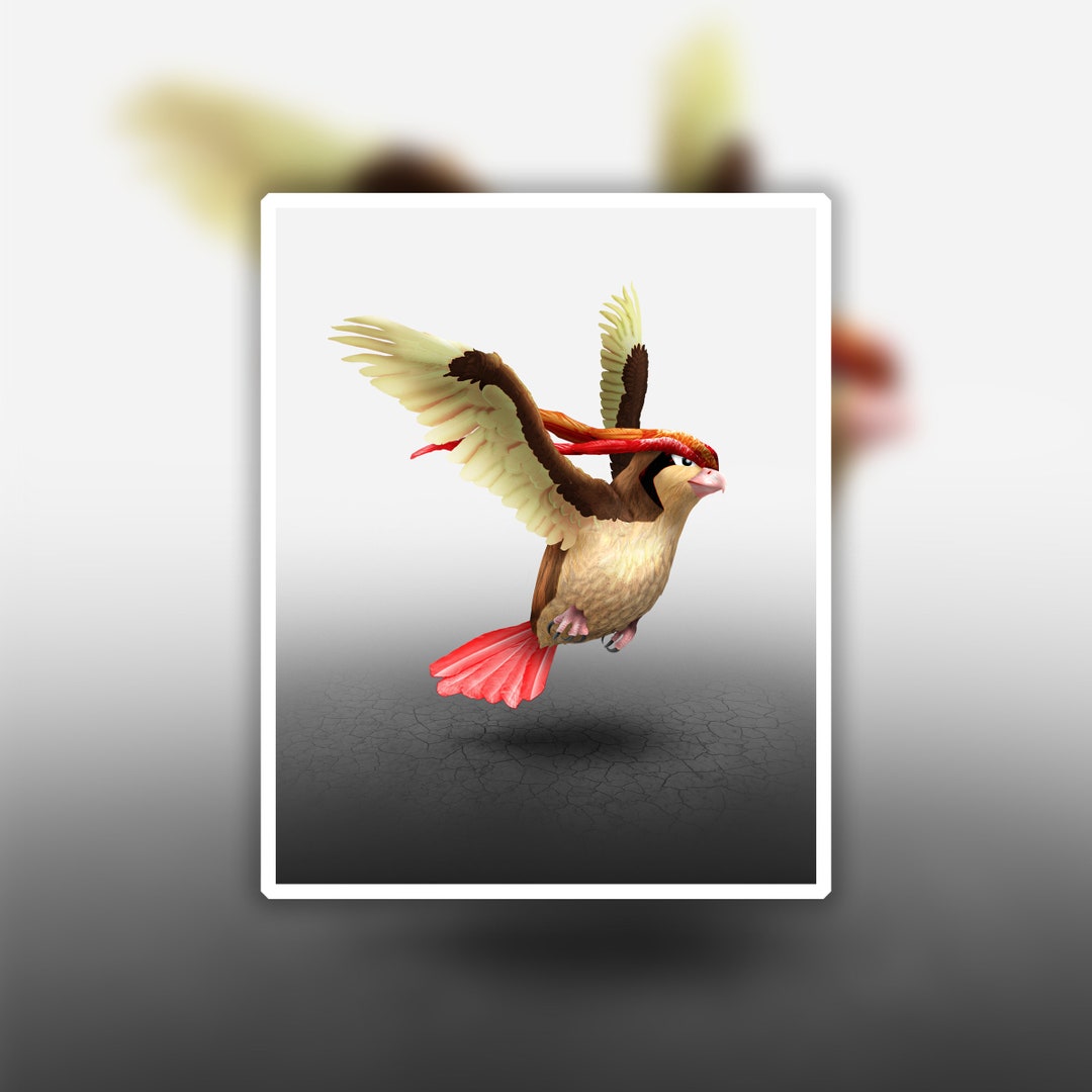 Pidgeot Art Print / Flying Pokemon Poster / Pokemon Art - Etsy