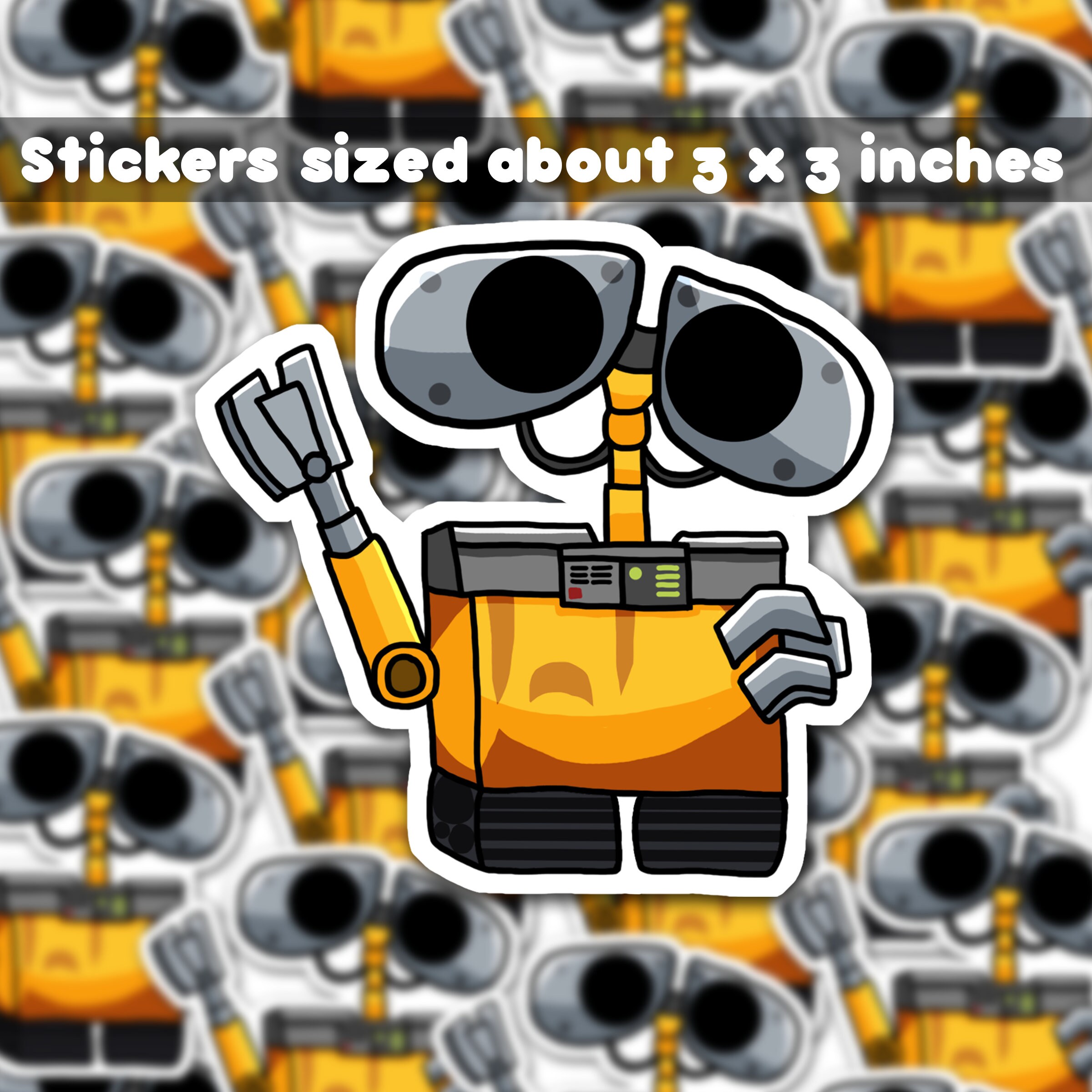 WALL-E Sticker / Water Resistant - Etsy