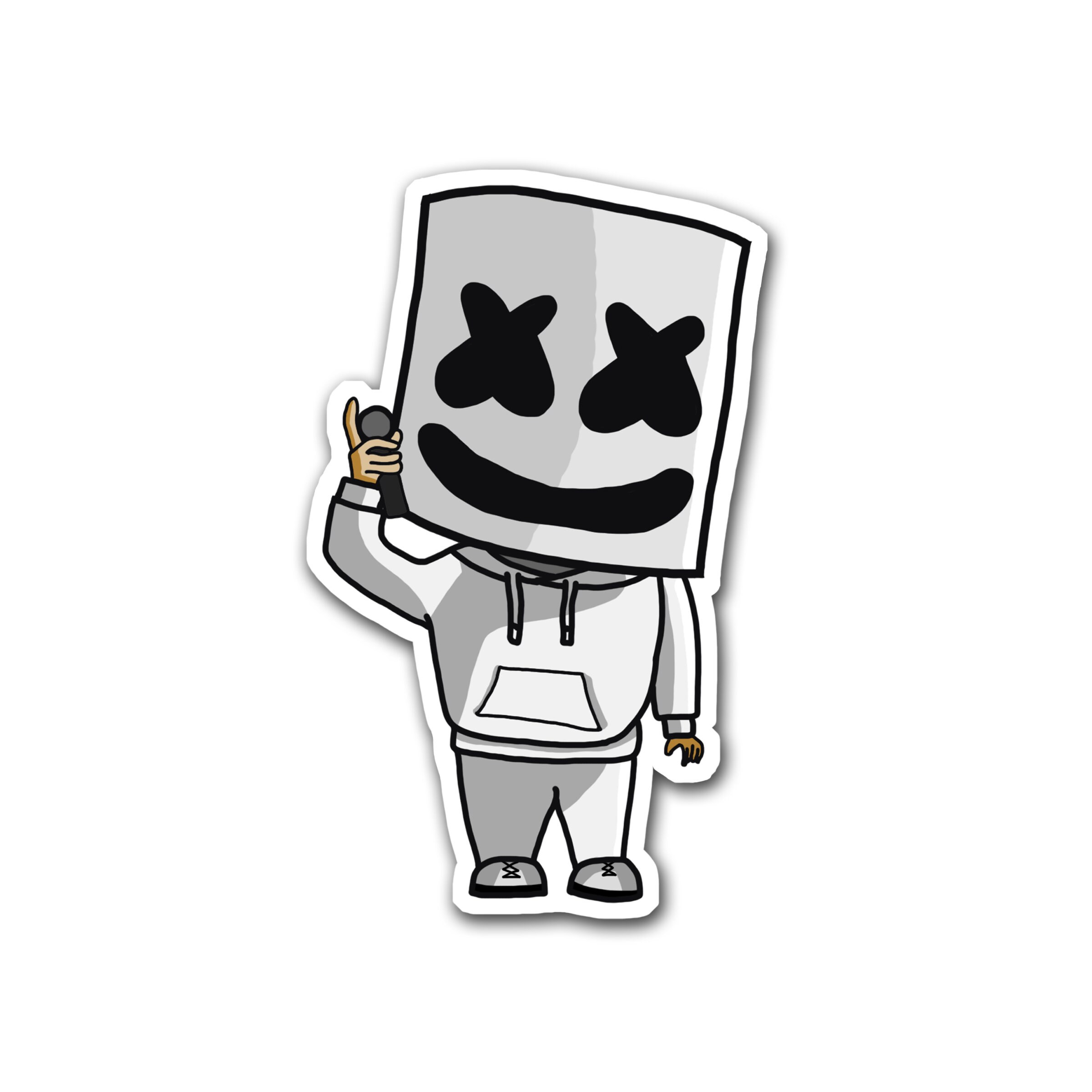 Marshmello Sticker / Series 1 / Water Resistant | Etsy