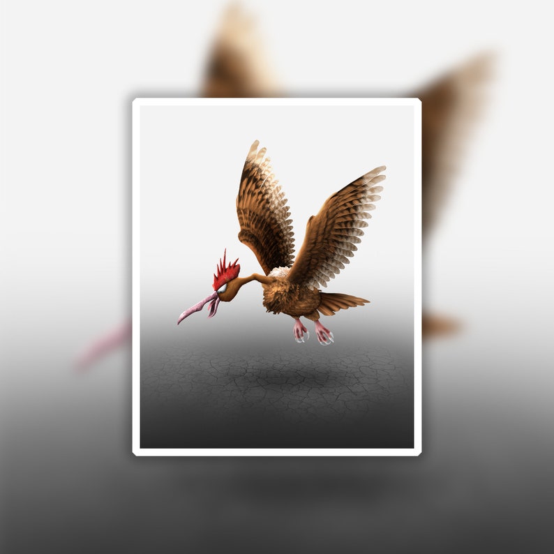 Fearow Art Print / Beak Pokemon Poster / Pokemon Art - Etsy