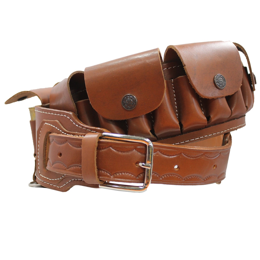 12 Gauge Shotgun Shell Holder TOURBON Genuine Leather Bandolier 12 ...