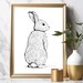 Bunny Rabbits Picking Strawberries Wall Art, Softness Nursery Art ...