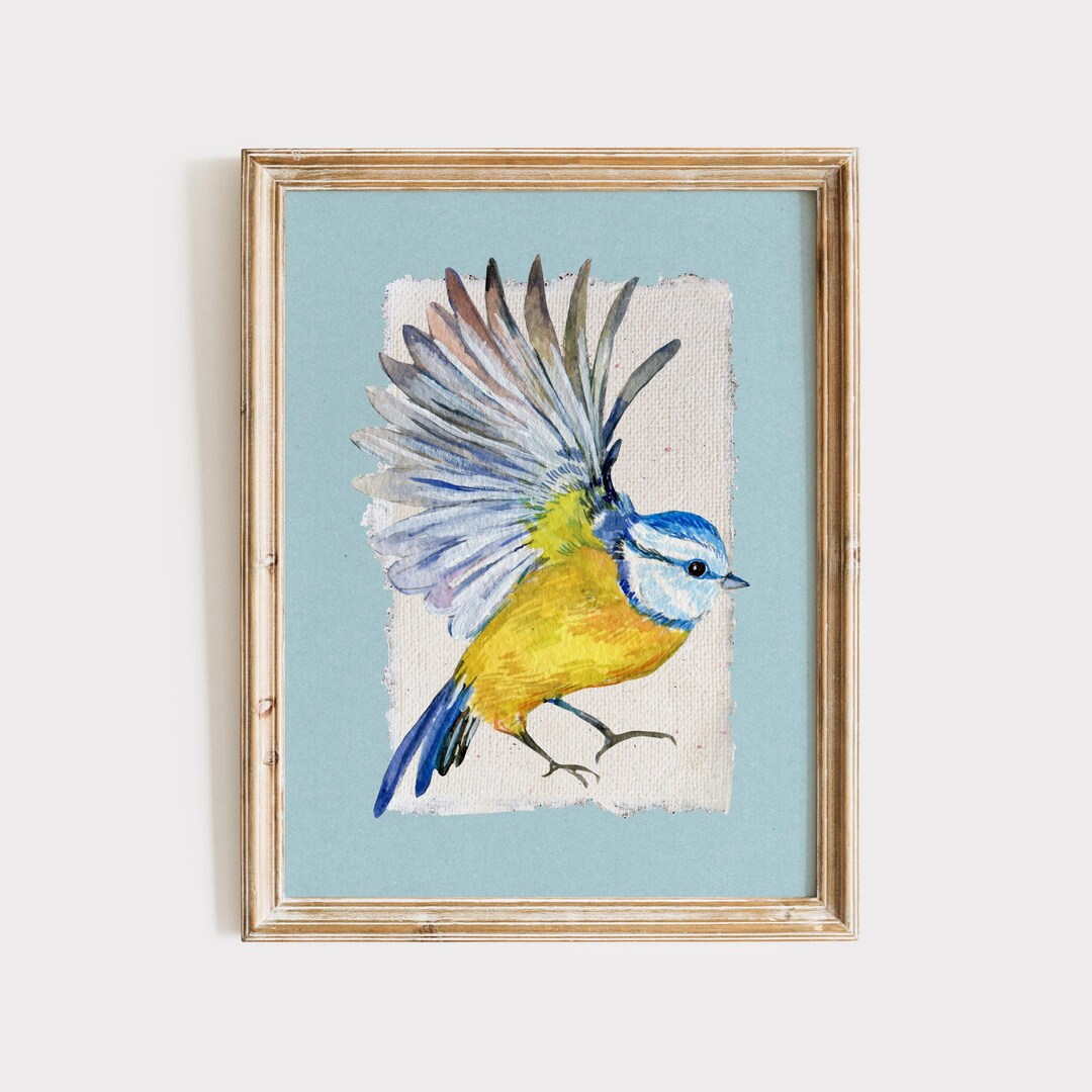 British Birds Wall Art, British Garden Birds, Vintage Nursery Decor ...
