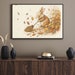 Bunny Rabbit Sweeping Autumn Leaves Wall Art, Softness Nursery Art ...