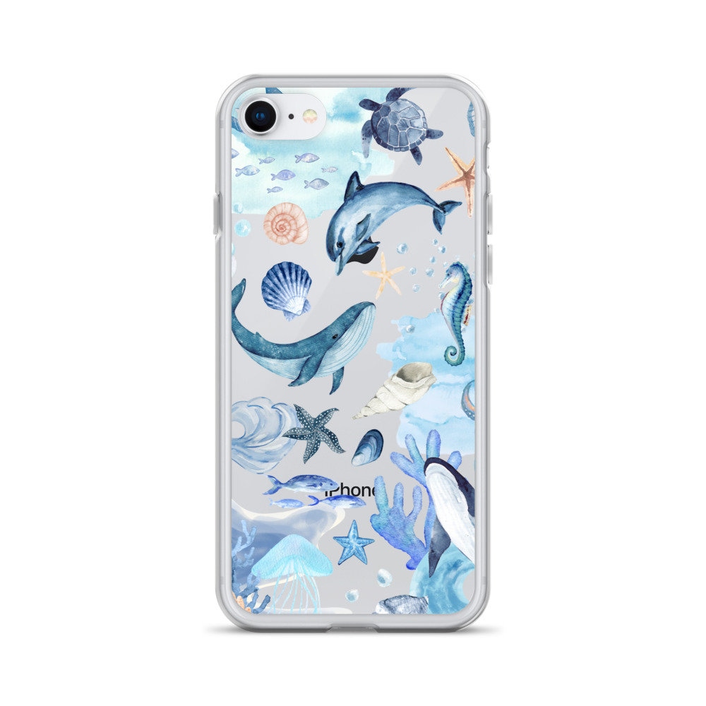 Cute Clear Sea Life Case for Iphone, Ocean Creatures iPhone 14 Pro Max ...